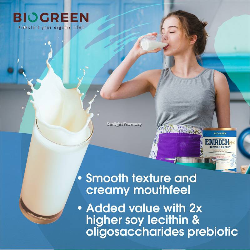 Biogreen Enrich Pro Oatmilk Energy 850G