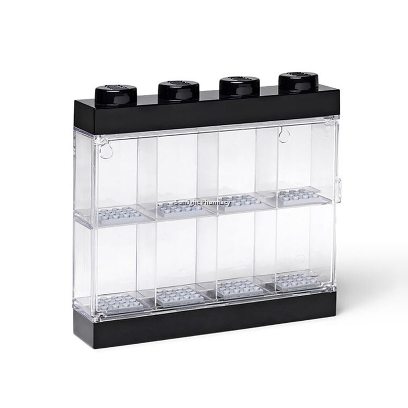 Lego Minifigure Display Case 8 (Black) #4065