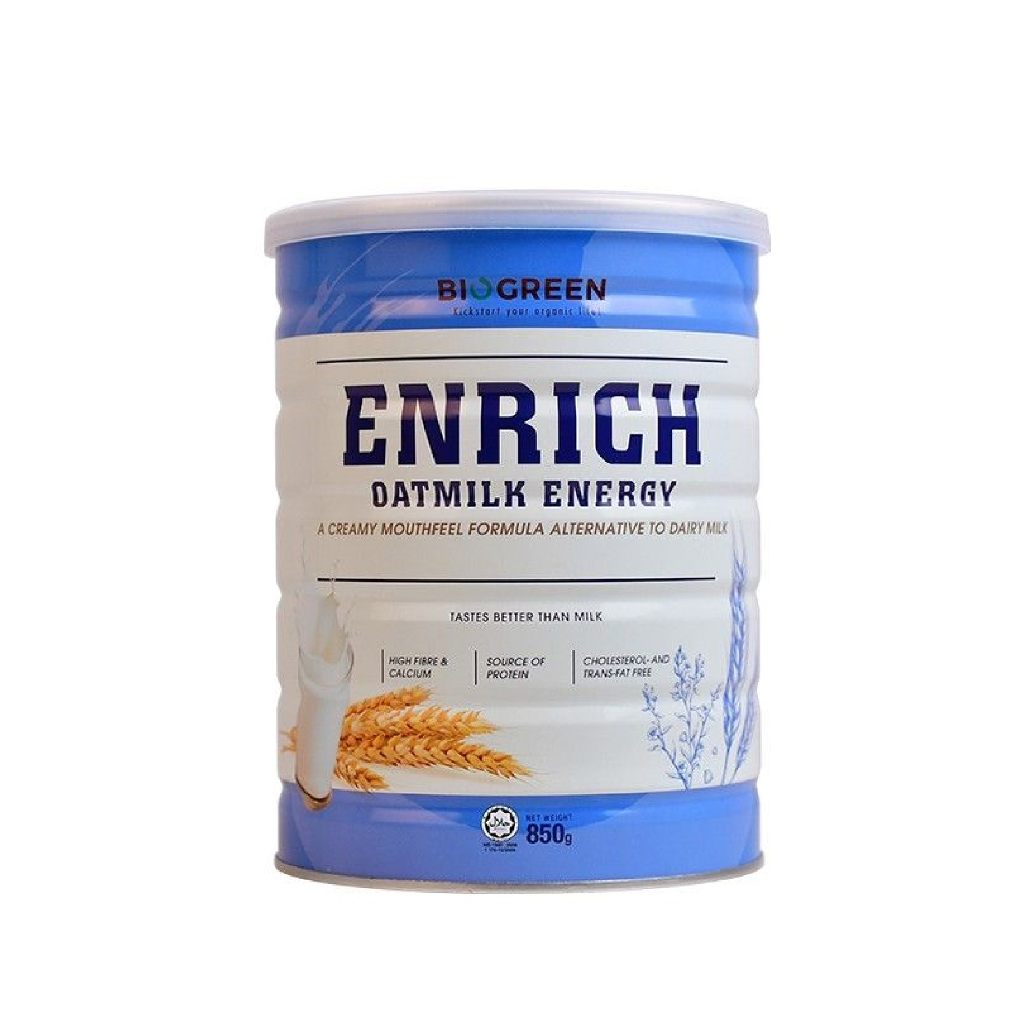 Biogreen Enrich Oatmilk Energy 850G